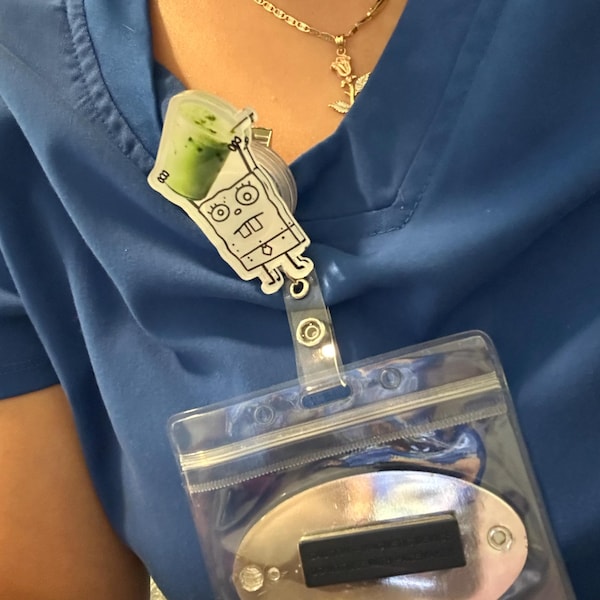 Doodle Bob Purewick - Nurse Badge Reel, RN, MD, Medical, Healthcare ...