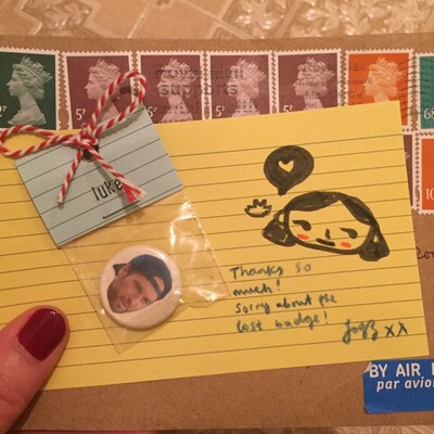 Wes Anderson Button Badge Pin - Etsy