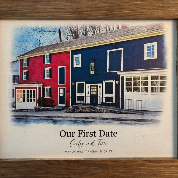 House Portrait, House Painting, House Portrait From Photo, Realtor ...