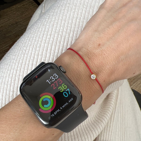 Red String of Fate Ring, 925 Sterling Silver Red String Ring, Promise ...