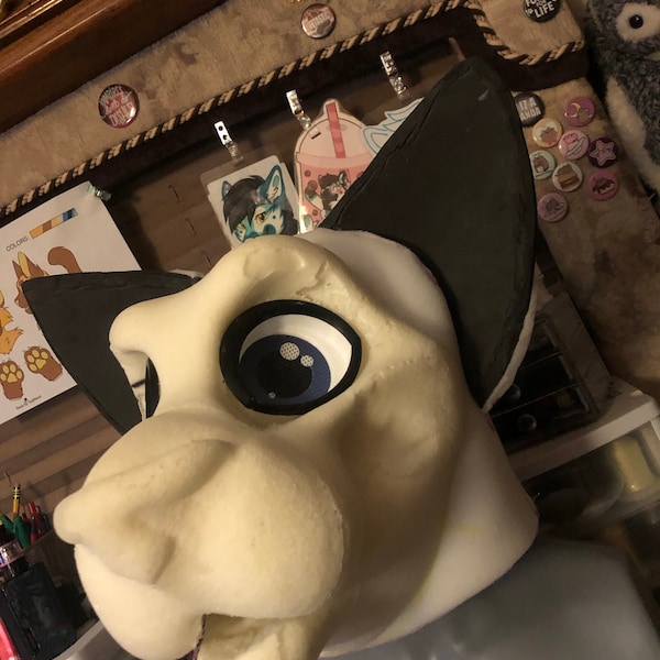 7 Fursuit Head EAR Pattern DIY PDF Digital Download Template for Mascot ...