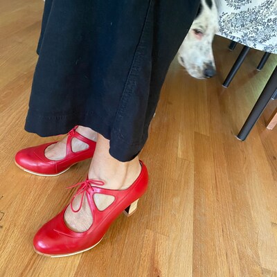 Flamenco Shoes Professionals Brand New Candor Black Leather Suede ...