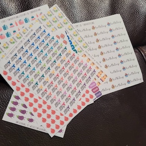 Tiny Star Dot Planner Stickers Colorful Mini Dot Planner | Etsy