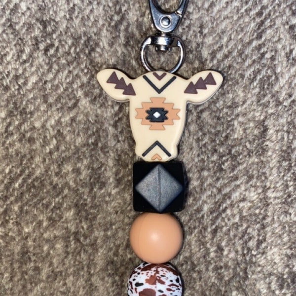 Western Keychains Cow Keychains Keychains Wristlets Wristlet Keychains ...