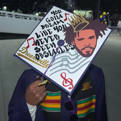 74 J. Cole Graduation Topper, Dreamville Graduation Cap, J. Cole ...