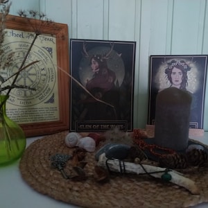 THE MORRIGAN A5 Art Print Celtic Folklore Pagan Art - Etsy