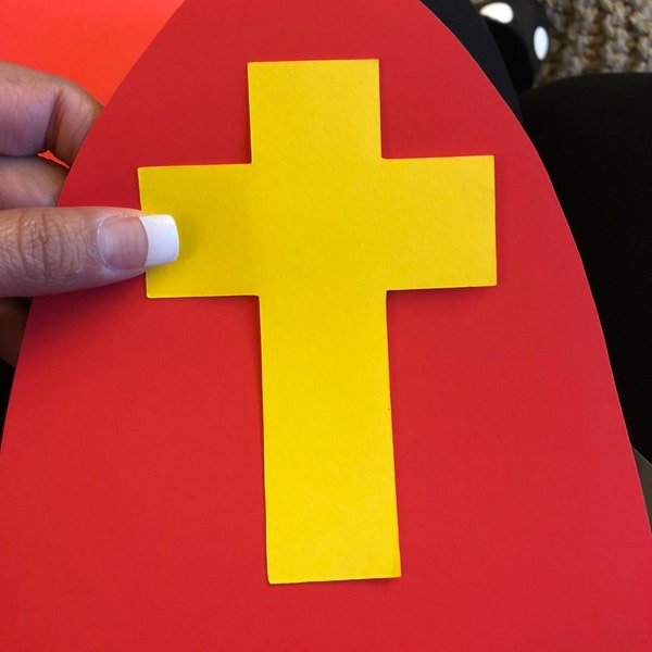 25 Pack - Paper Cross Shape, Paper Cross Cut Outs, Cross Die Cuts ...