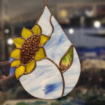 Flower Stained Glass Pattern, Stained Glass Patterns, Digital Download ...