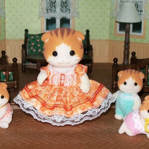 WITCH DRESS for MOTHER Original Hand-made Dress for Calico Critters ...