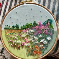 Meadow Jewels Embroidery Kit - Etsy UK