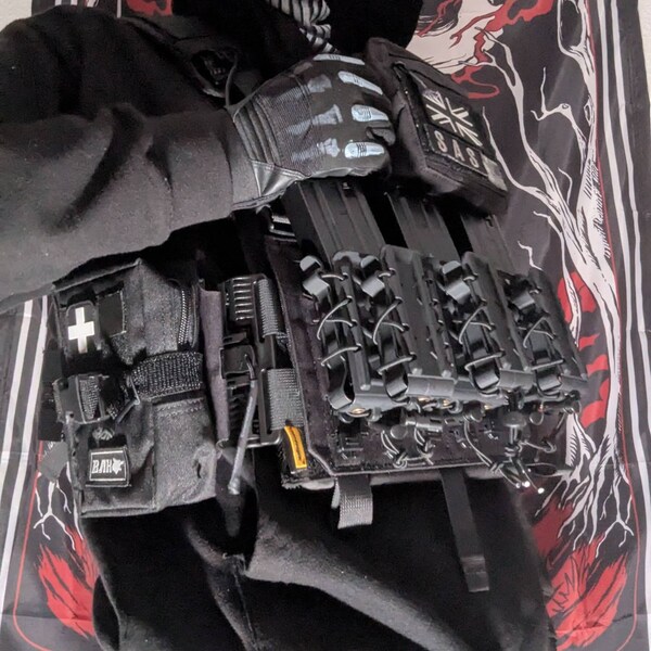 COD Soap Tactical Vest FULL SET Cosplay Airsoft Johnny soap Mactavish ...