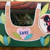 Sloth Printable Box Kit | DIY Valentine Box Decor Kit for Valentine's ...