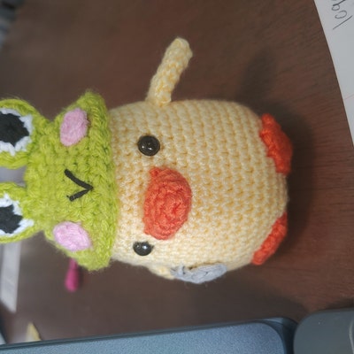 Duck With Knife Plush, Fluffy Crochet Animals - Etsy