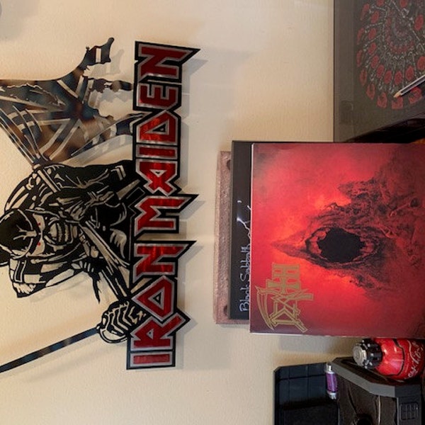 Iron Maiden Inspired Handmade and Hand Painted Metal Sign, Union Jack ...