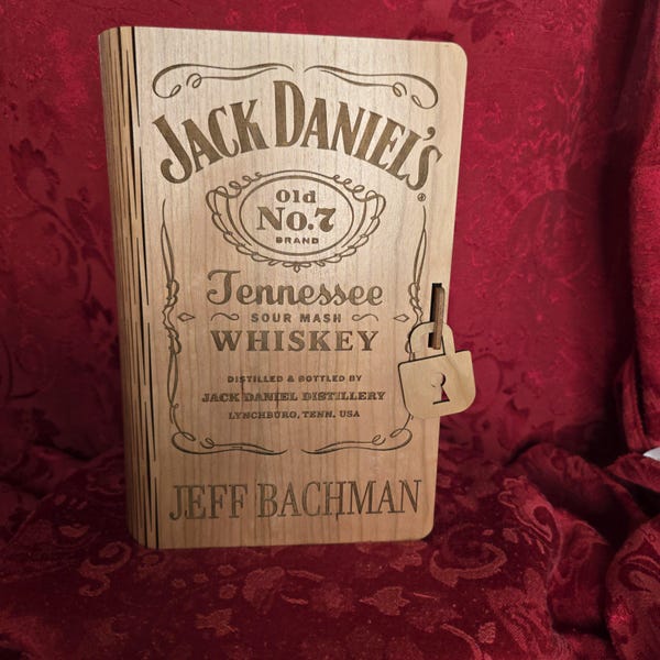 Laser Cut Wooden Whiskey Gift Box File: Customizable for Yor Gifts - Etsy