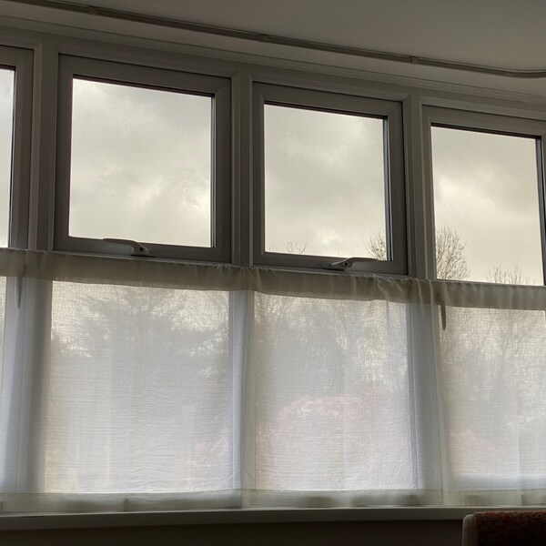 Cotton Muslin Blind, Flat Curtain, Egyptian Cotton, Max Length 120cm - Etsy