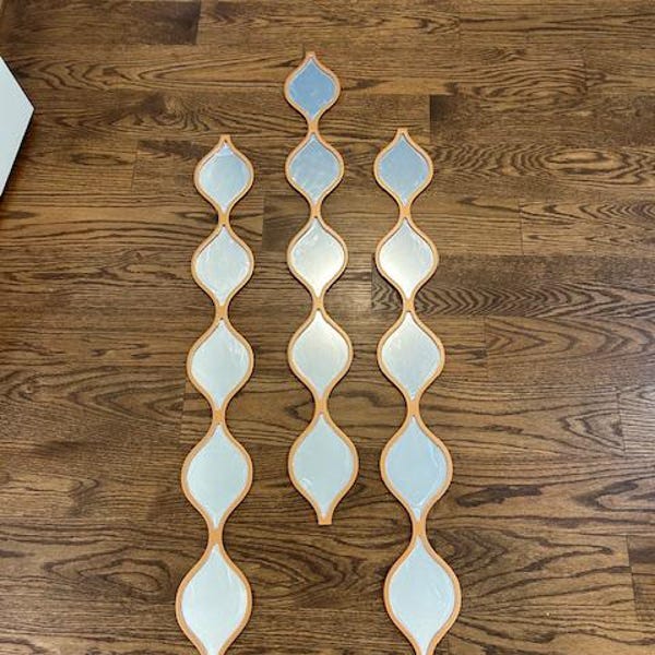 Decorative Wall Mirrors, Mirrored Acrylic Wall Decor, Bronze Frame ...