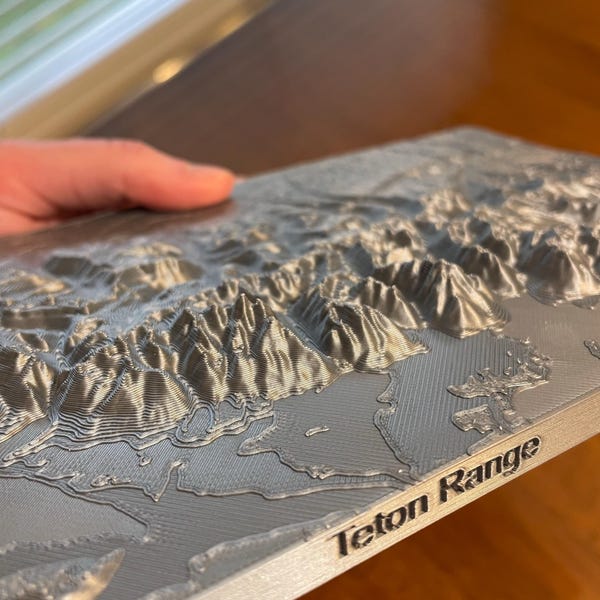 Mount Baker 3D Model Mountain Gift for Hikers, Skiers Desk Accessory - Etsy
