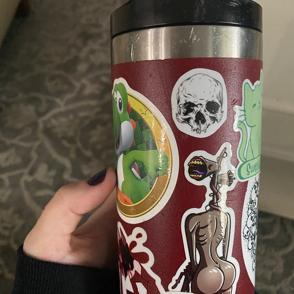 Mini Skull Stickers Goth Art Spooky Season Dark Horror Art Journal ...