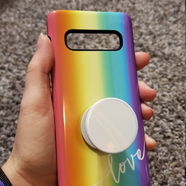 LGBTQ Pride Phone Case Samsung Galaxy S10 S9 Gay Pride Rainbow iPhone ...
