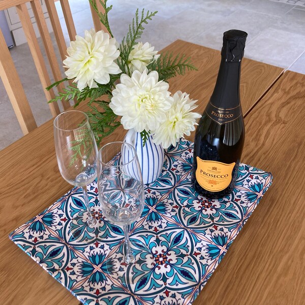 Mediterranean Style Placemats | Placemats Set of 2, 4, 6 | Placemats ...