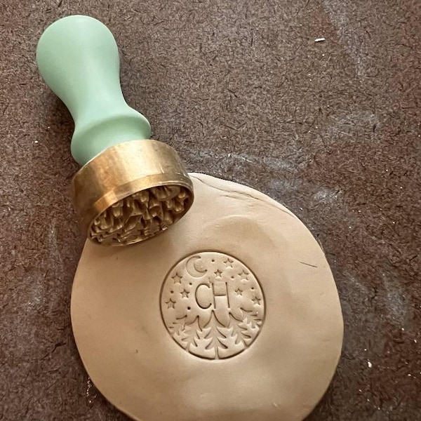 Clay Signature Custom, Custom Pottery Stamp, Brass Stamp for Pottery ...