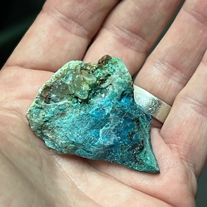 Raw Chrysocolla Stone From Peru Rough Chrysocolla Raw Stones Healing ...