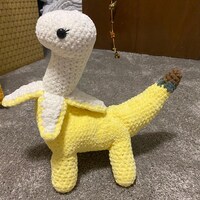 Bananasaurus Dinosaur NO SEW Crochet Pattern - Etsy Canada