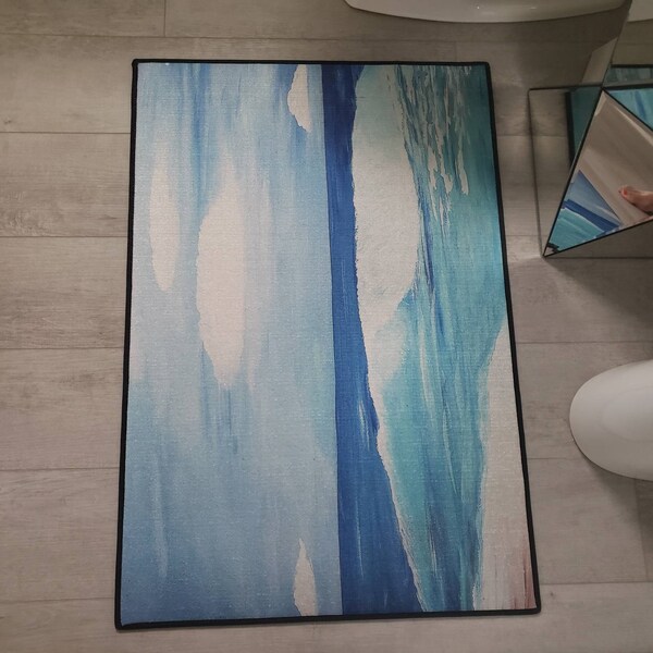 Sand Dollar Sea Shell Coastal Design Indoor Area Rugs of My Art. - Etsy