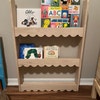 Scalloped Montessori Children's Bookcase Scallop Shelf - Etsy UK