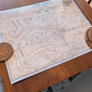 New England - 1677 Old Map Reprint - Hubbard - NE Maps - Etsy