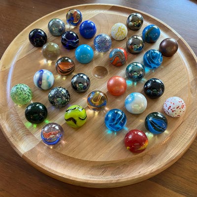 Marble push A Game for Intellectuals. - Etsy