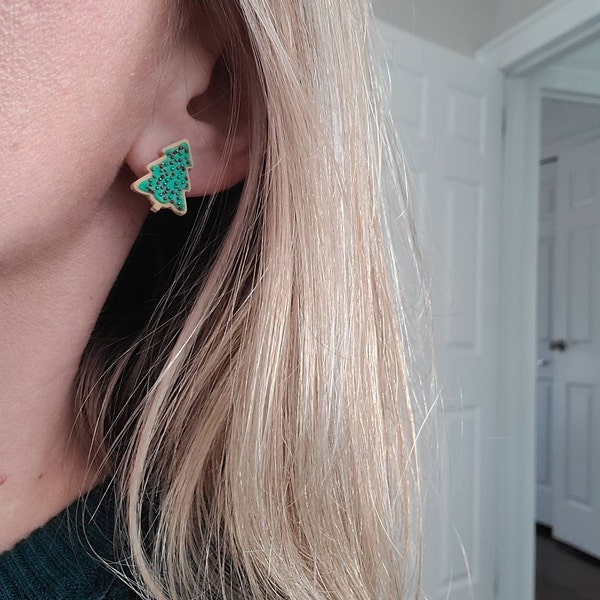 Ice Cream Cone Collection/ Ice Cream Earrings/ Ice Cream Studs/ Clay ...