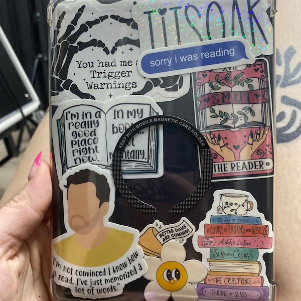 In A Really Good Place in My Book Sticker, Bookish Merch and ...