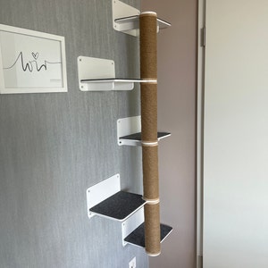 Cat House Cat Wall Furniture Cat Shelves Cat Shelf Cat Modern Cat Tower ...