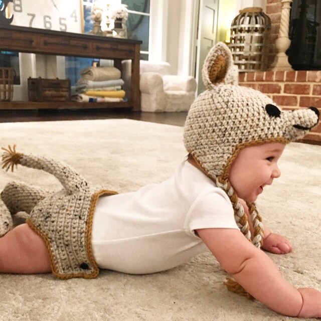 Kangaroo Costume Crochet Kangaroo Costume Diaper Cover Leg | Etsy