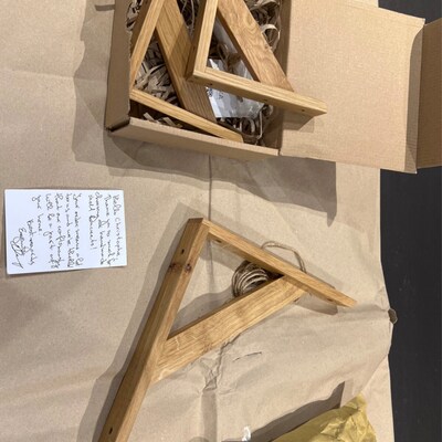 Shelf Brackets Wood Rustic Shelf Brackets, Farmhouse Shelf Brackets ...