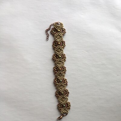 Micro Macrame Tutorial Hydrangeas Bracelet Pattern Beaded Macrame Jewelry Making DIY - Etsy