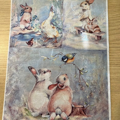 Paper Designs BUTTERFLY A4 Decoupage Rice Paper ANIMALS 0122 - Etsy
