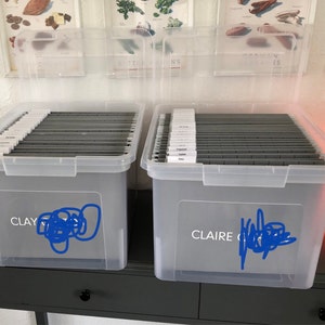 Bin Clip Labels, Basket Labels, Custom Bin Clips, Basket Tags ...