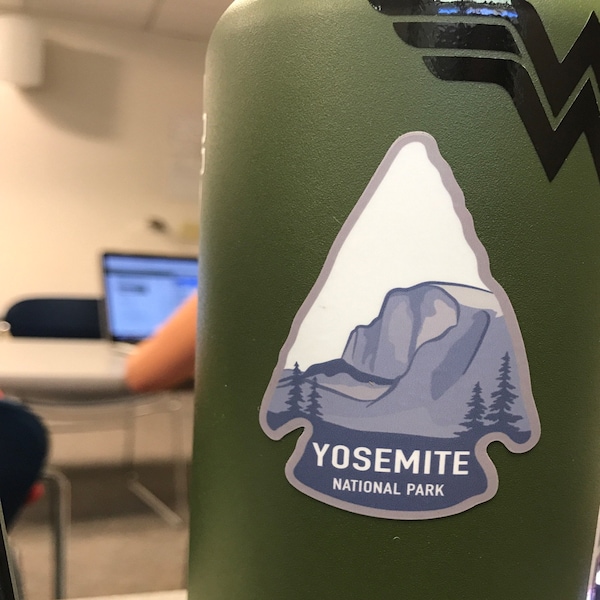 Yosemite National Park Sticker | Half Dome, California State Souvenir ...