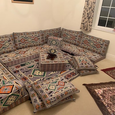 Arabic Style Majlis Floor Sofa Set, Floor Seating Sofa,bohemian ...