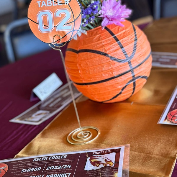 4" Basketball With Editable Names and Numbers DIY Template Printable - Etsy