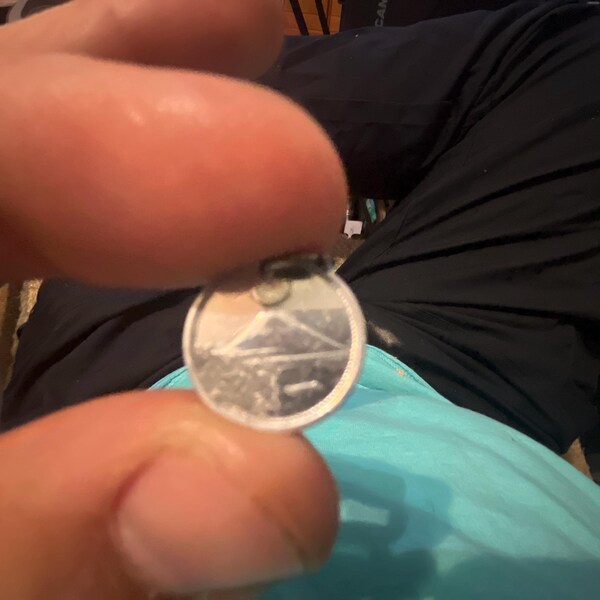 1966 Israel Asimon Telephone Token Coin Pendant Necklace Jewish Rotary ...