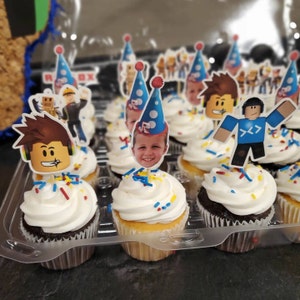 Pilot Custom Face Cupcake Toppers Airlines Pilot Graduation - Etsy