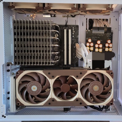 MSI Suprim X RTX 4090 Video Card Fan Shroud Deshroud 120mm Fan Bracket ...