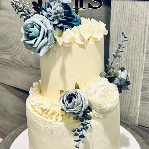 Double Layer Cake Topper | Personalised | Various Sizes, Colours ...