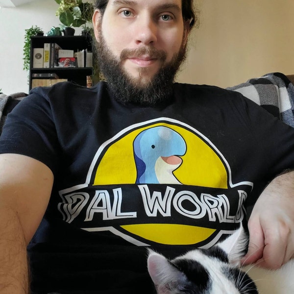 Pal World, Pal Park Unisex Softstyle T-shirt, Dinosaur Tshirt, Monster ...