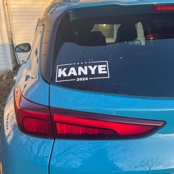 Bocephus Parody Funny Campaign 7 X 3.25 White Vinyl Transfer Decal ...