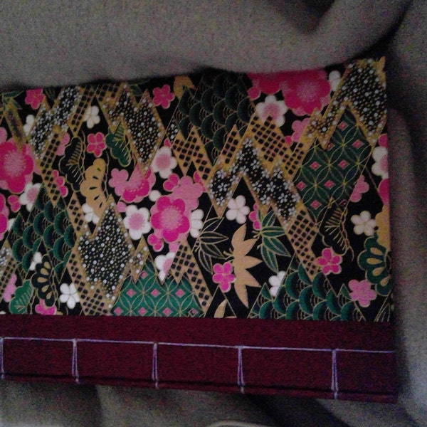 Japanese Print Journal A5 Handmade Silk/chiyogami Journal Small Silk ...